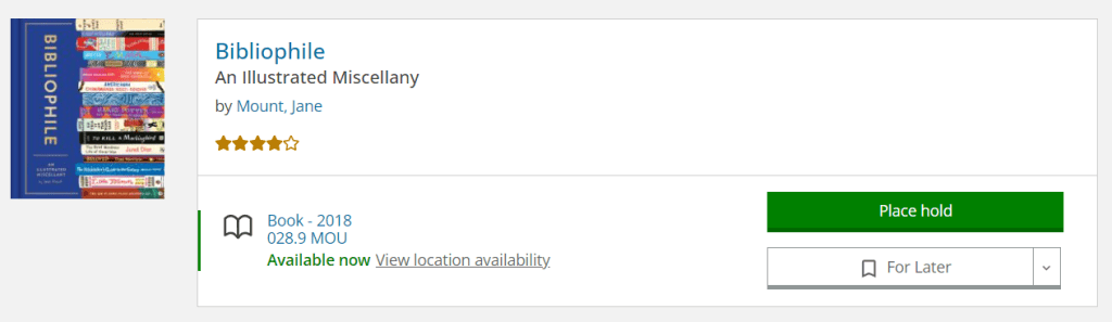 How to Save Your Library Picks for Later | Wood Buffalo Regional Library
